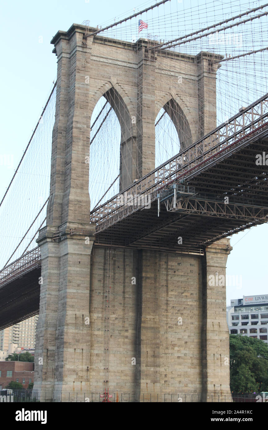 Birds eye view of brooklyn bridge hi-res stock photography and images ...