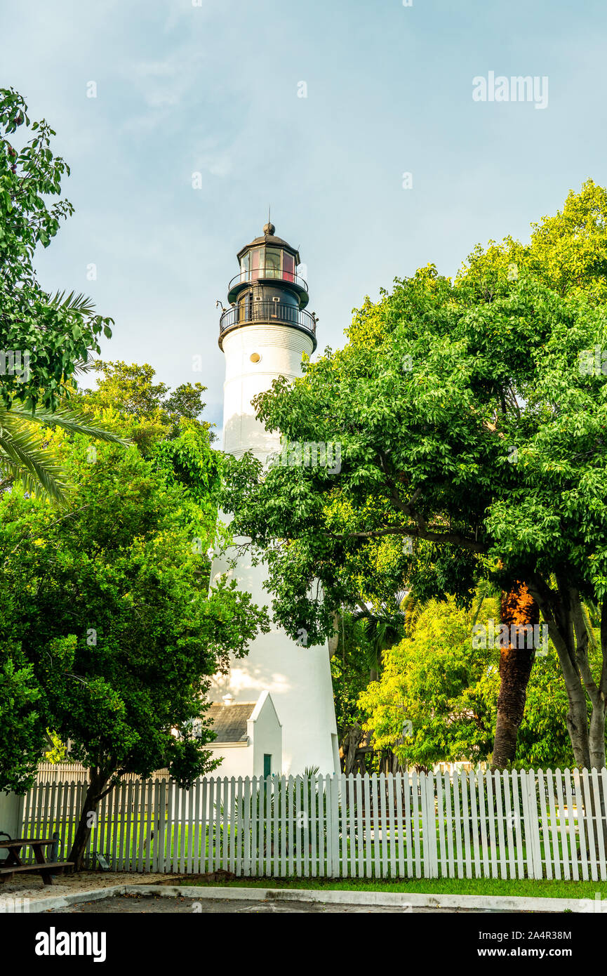 Lighthouse is a symbol of Key west in Florida Stock Photo - Alamy