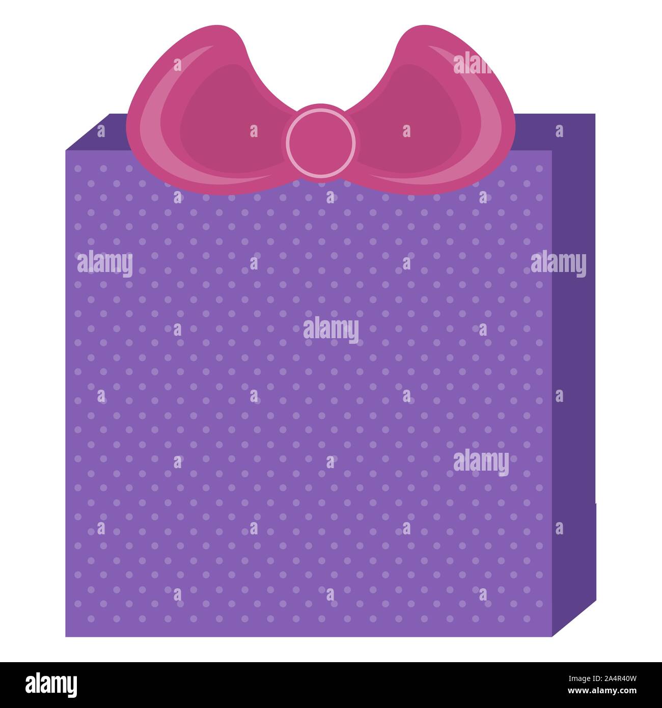 Isolated birthday present icon over a white background - Vector Stock ...