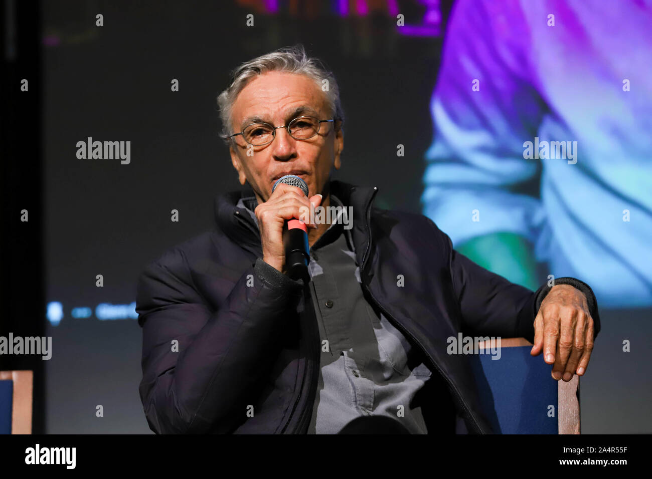 October 15, 2019: Singer Caetano Veloso during an event to debate a ...