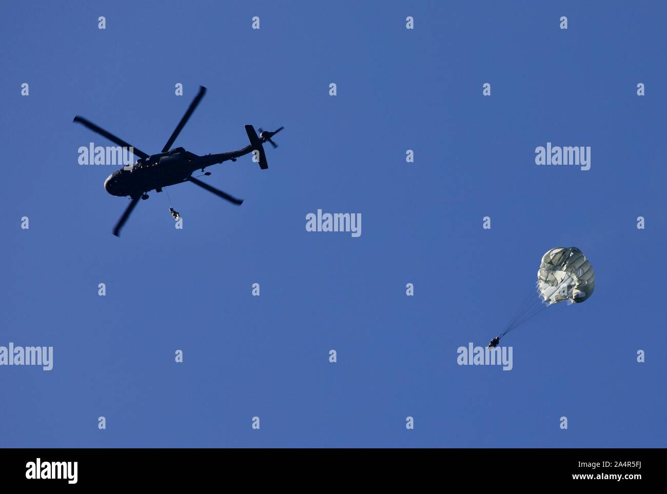 A group of U.S. Army Rangers, assigned to the 5th Ranger Training ...