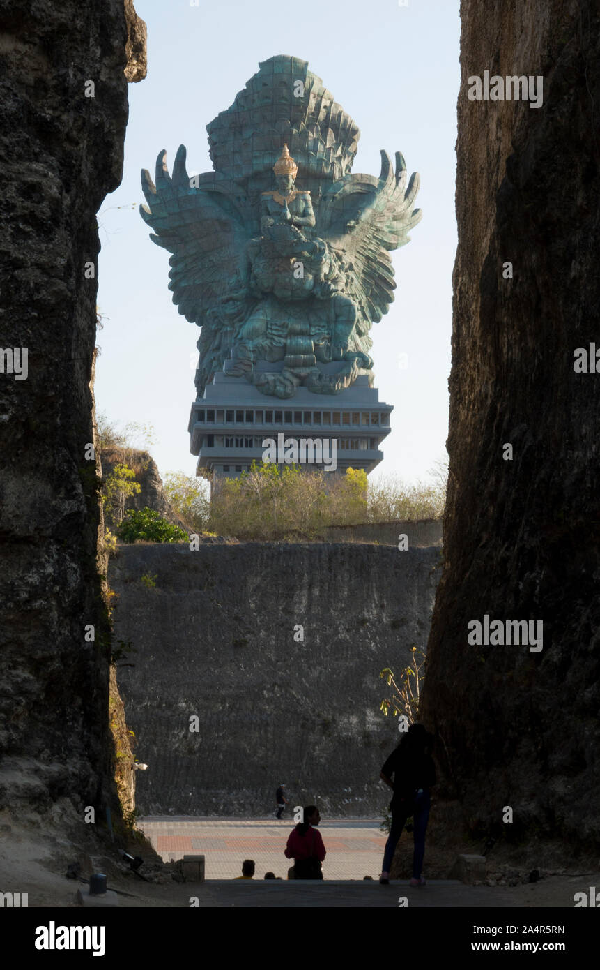 Garuda Wisnu Kencana statue, completed in 2018 and 120.9 metres tall, at GWK cultural park, Bali ...
