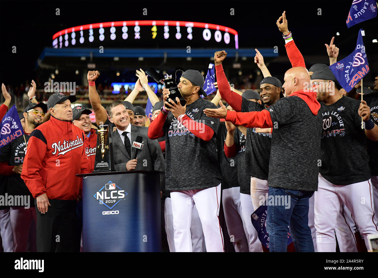 Washington, United States. 15th Oct, 2019. Washington Nationals Howie ...