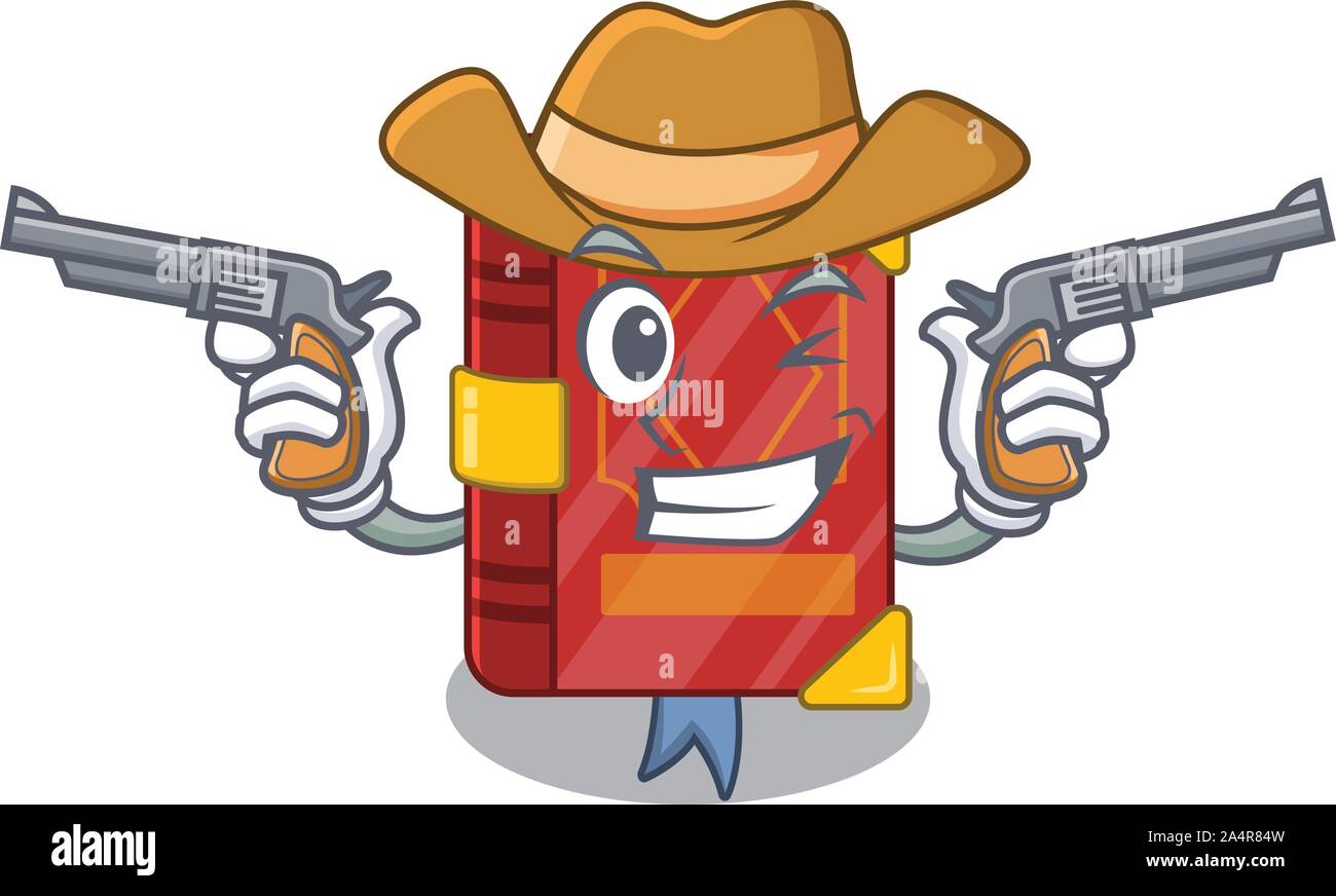 Cowboy magic spell book in the cartoon Stock Vector Image & Art - Alamy
