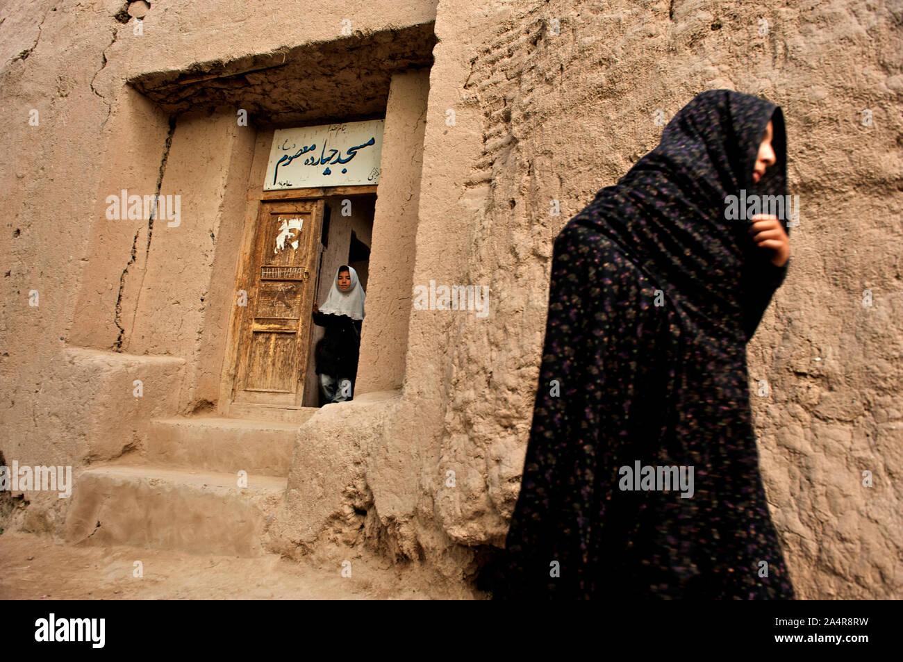 A teacher leaves for home after taking a class in a Community Based ...
