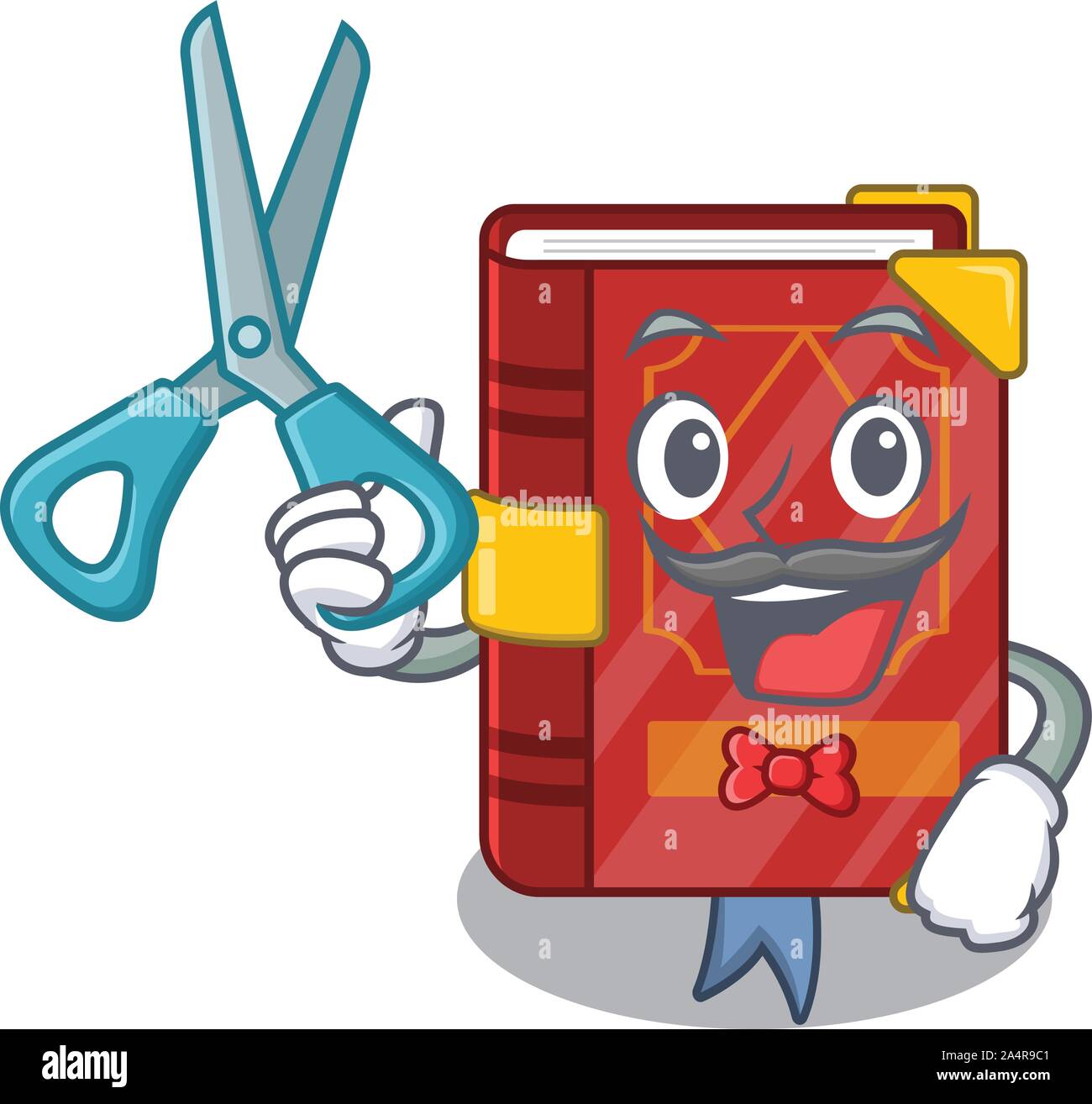 Barber magic spell book in the cartoon Stock Vector Image & Art - Alamy