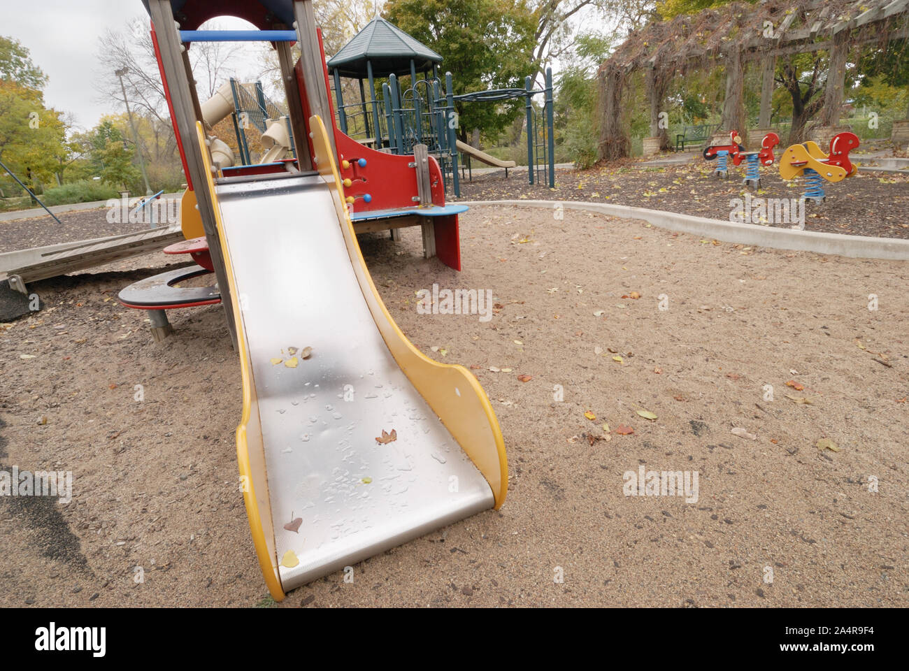 Empty Childrens Playground High Resolution Stock Photography and Images ...