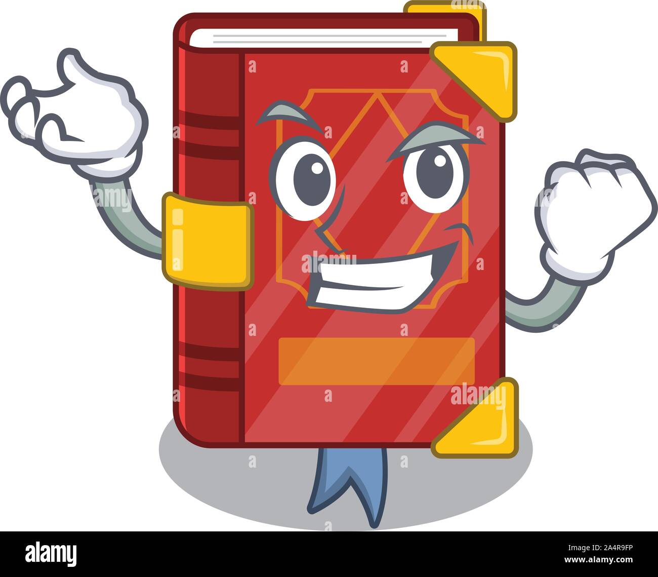 Successful magic spell book on cartoon rack Stock Vector Image & Art ...