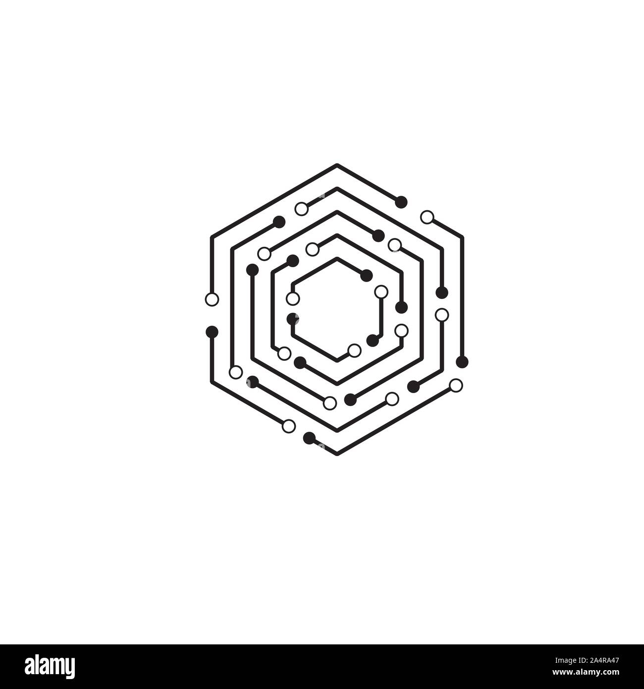 Circuit Logo Template vector illustration icon design Stock Vector ...