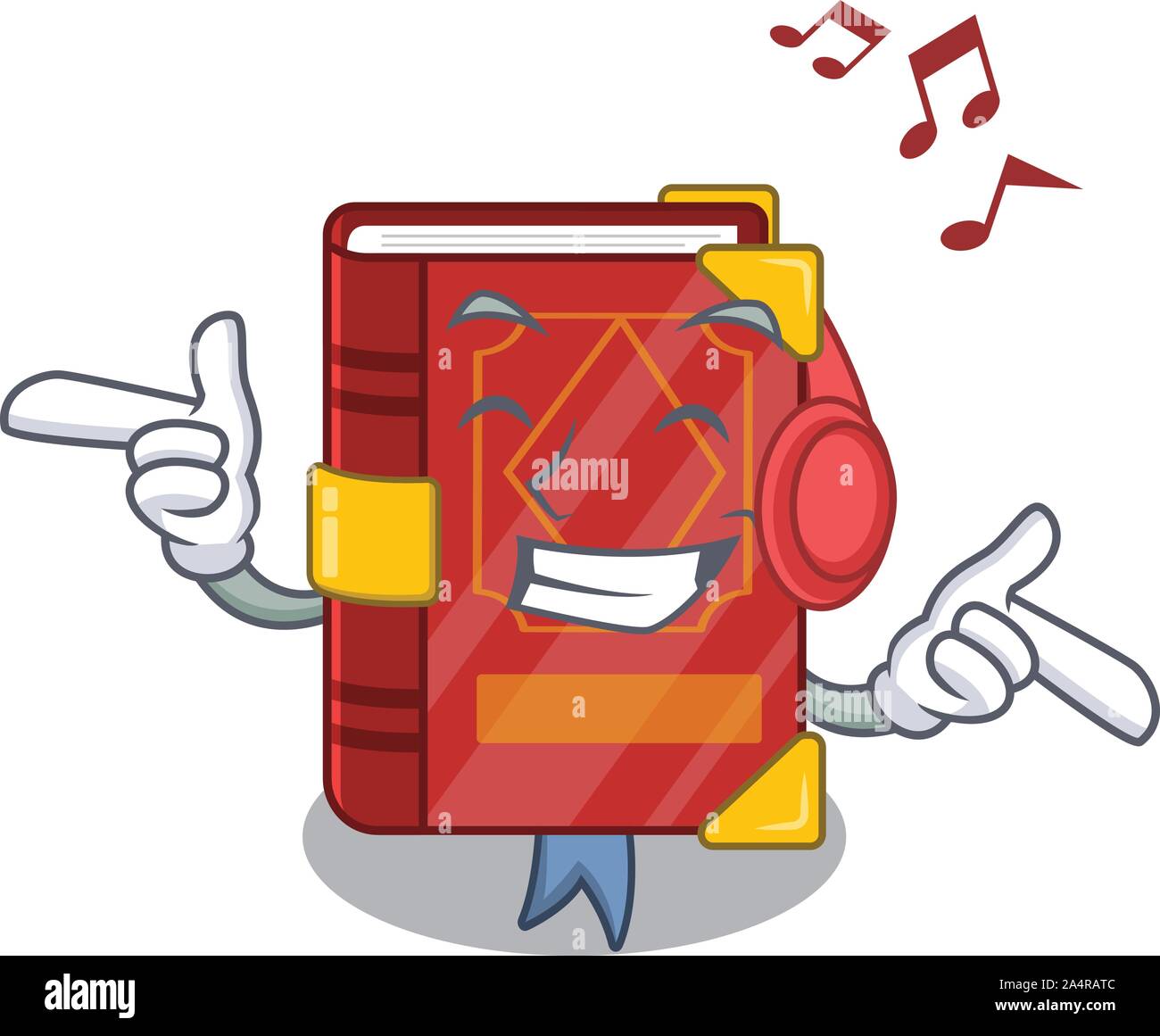 Old book music note isolated Stock Vector Images - Alamy