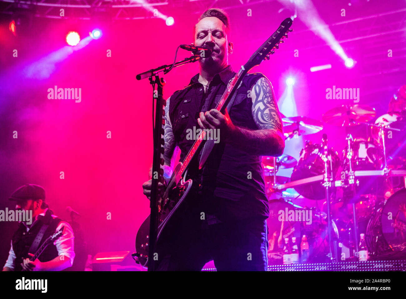 Milan Italy. 14 October 2019. The Danish rock band VOLBEAT performs ...