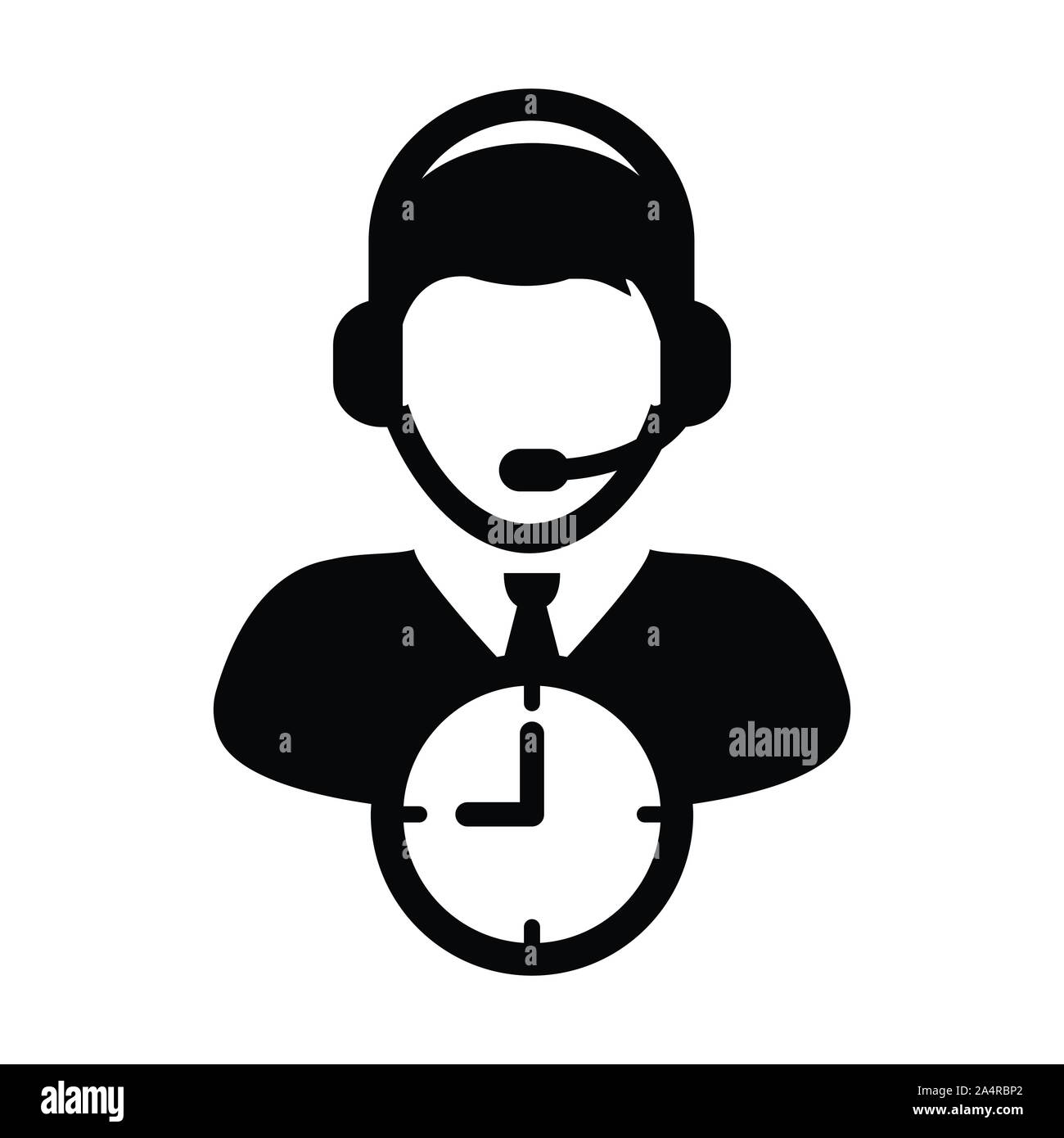 Laptop customer care Stock Vector Images - Alamy