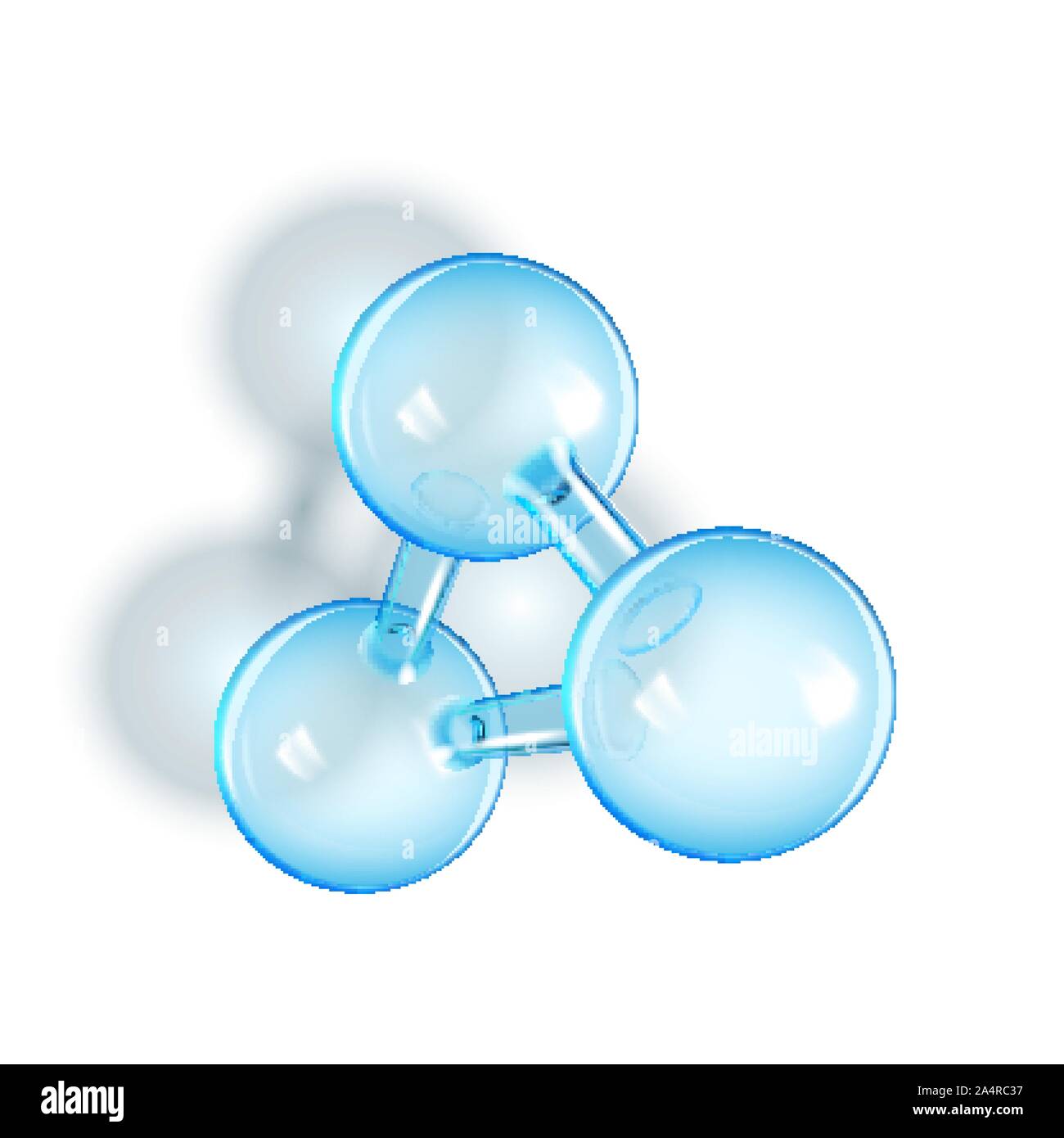 Spherical Rod Molecule Scientific Model Vector Stock Vector Image & Art ...