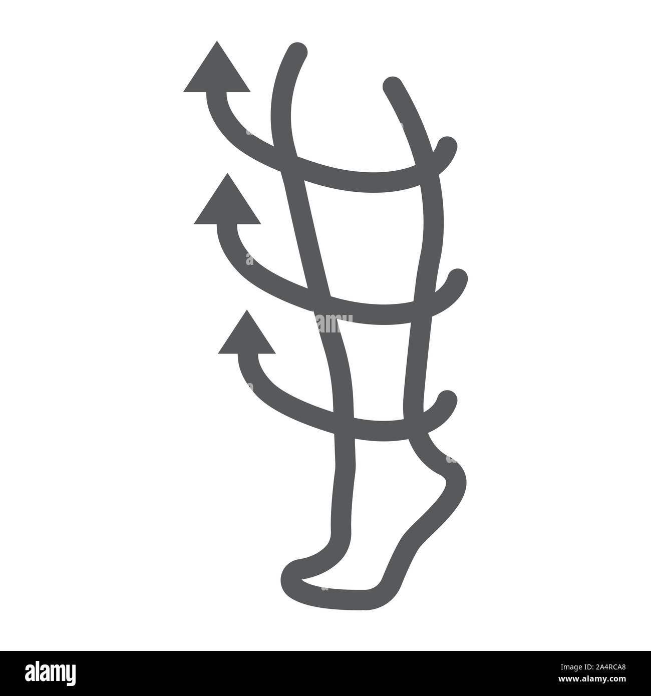 Varicose stockings Stock Vector Images - Alamy