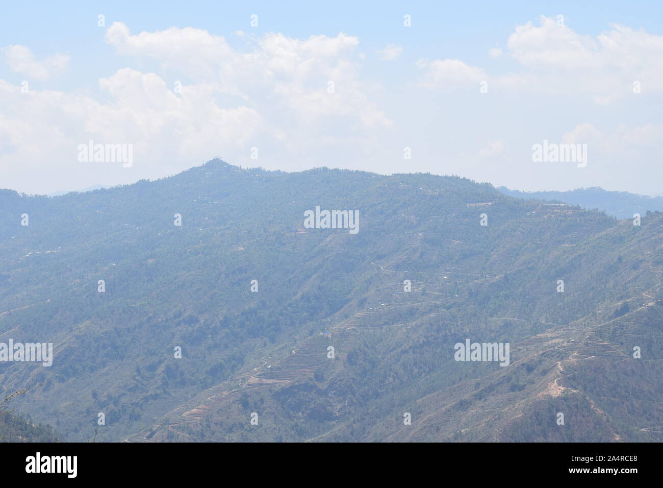 Beautiful landscape in eastern part of Nepal hillside Stock Photo - Alamy