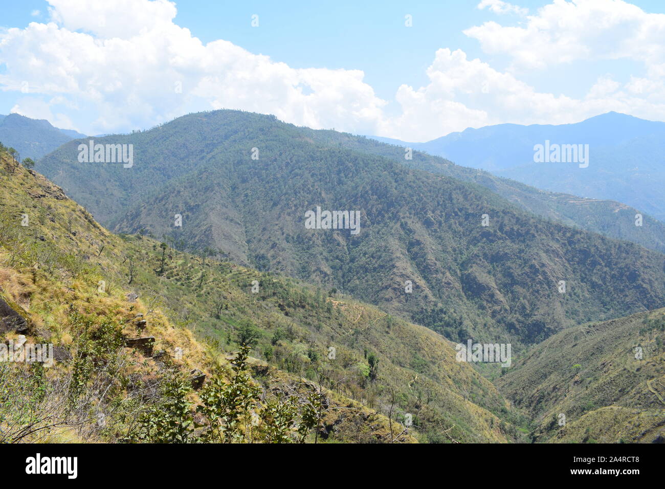Beautiful landscape in eastern part of Nepal hillside Stock Photo - Alamy