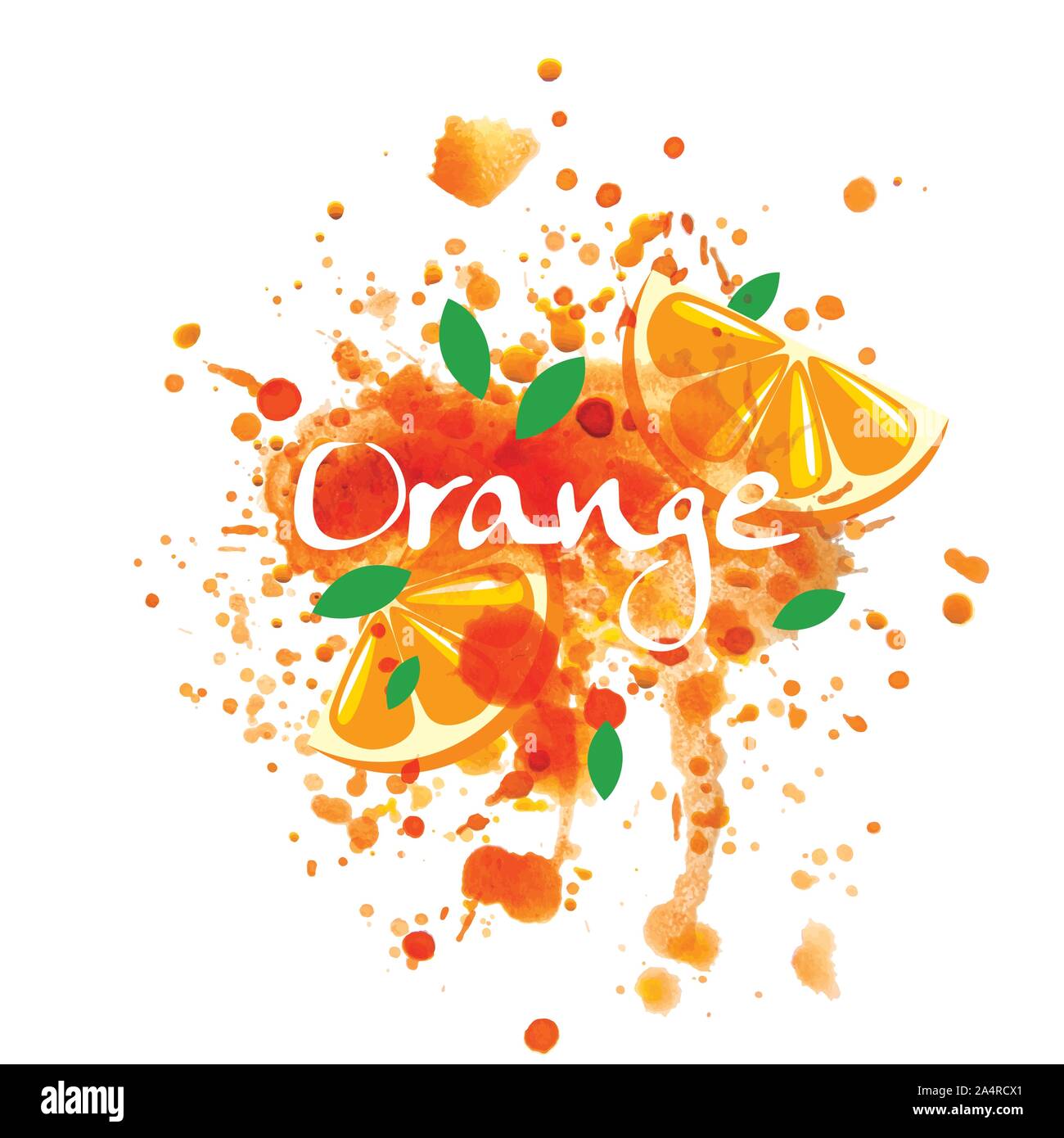Orange Splatter Logo
