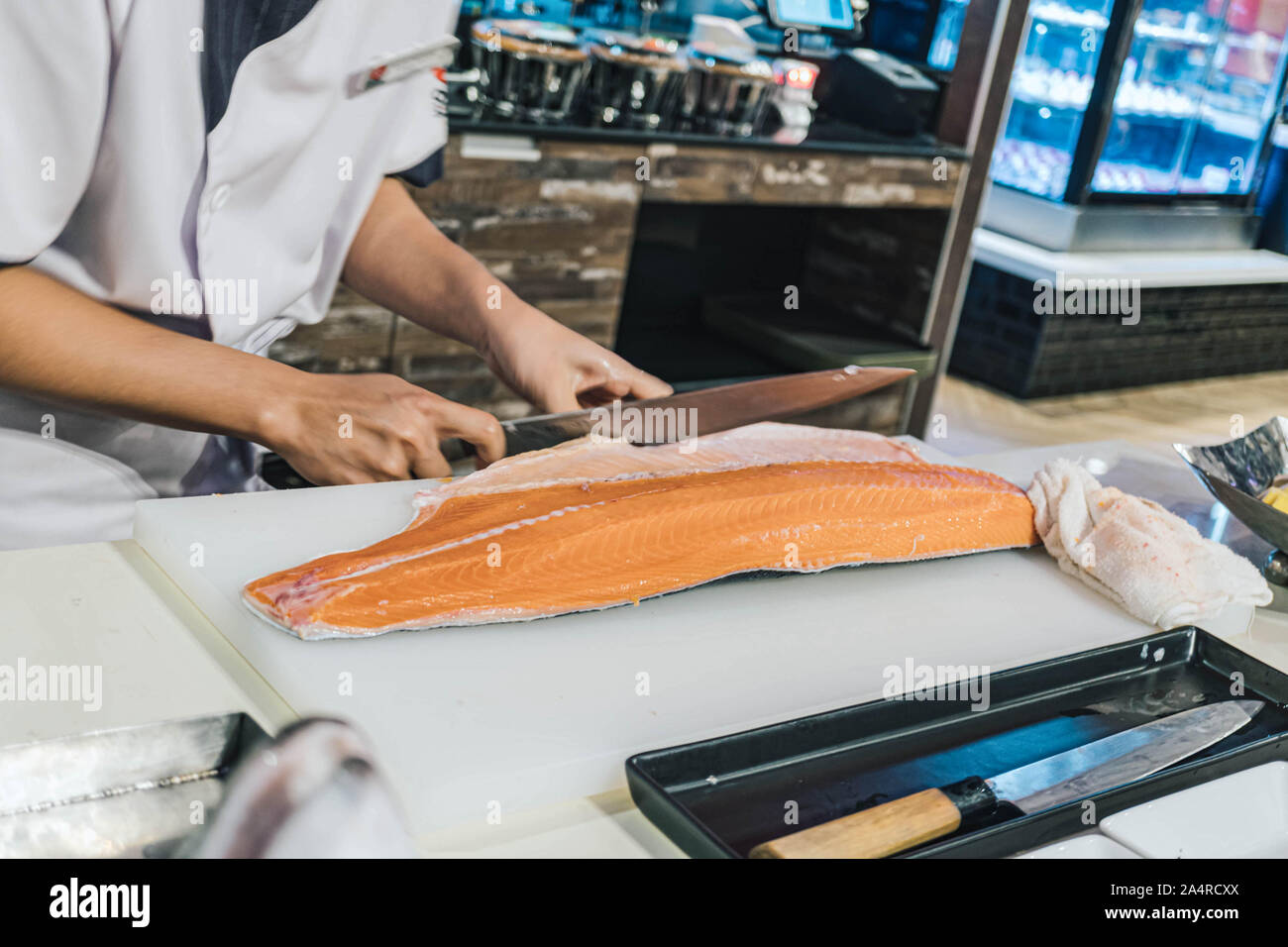 Japanese restuarant kitchen hi-res stock photography and images - Alamy