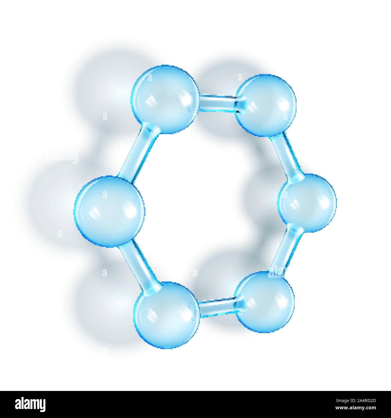 Spherical Rod Molecule Laboratory Model Vector Stock Vector Image & Art ...