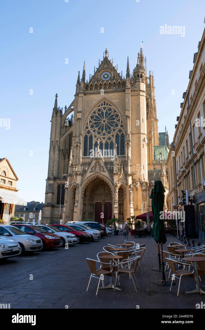 Architecture of Metz Cathedral Stock Photo - Alamy