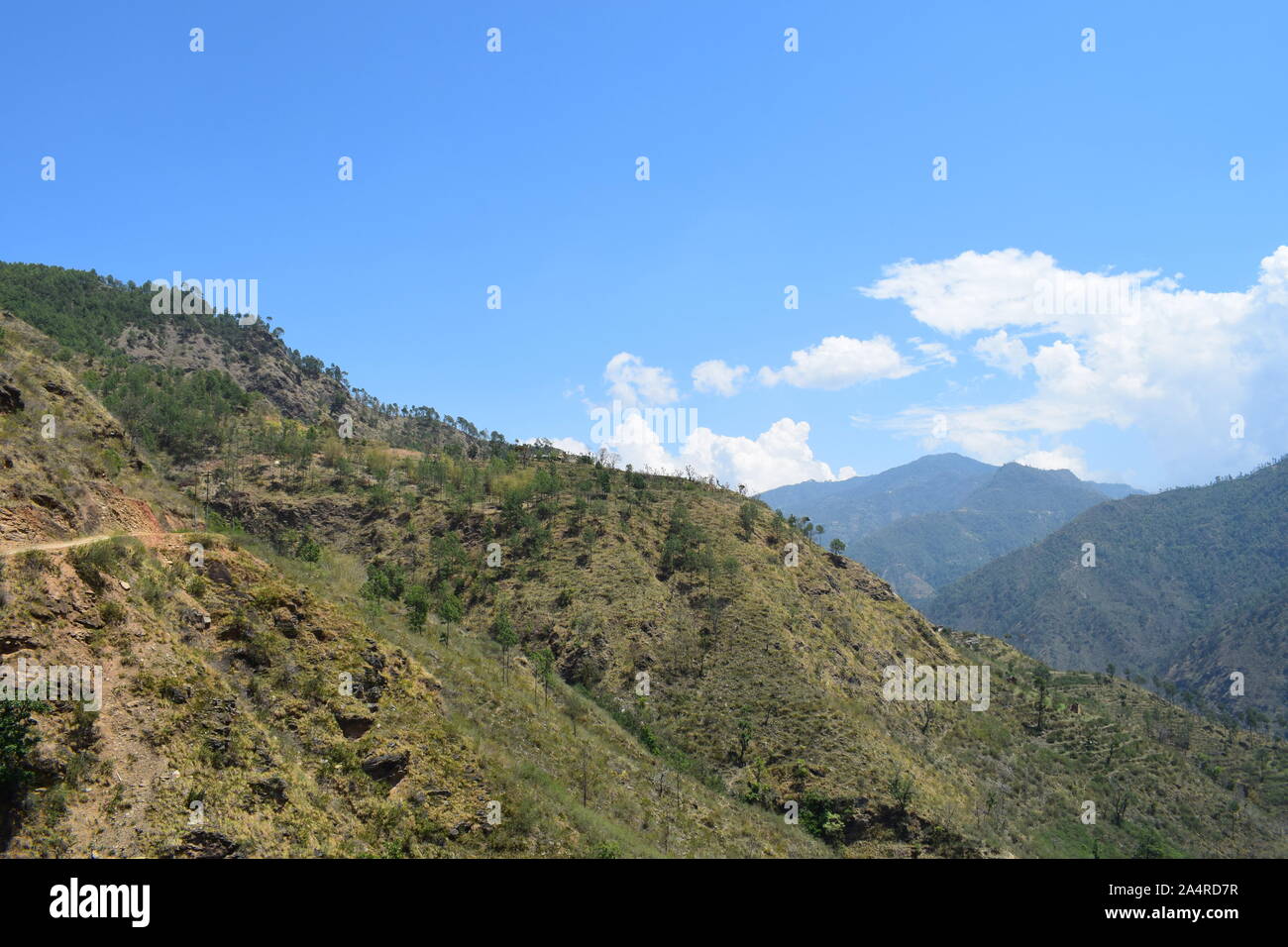 Beautiful landscape in eastern part of Nepal hillside Stock Photo - Alamy