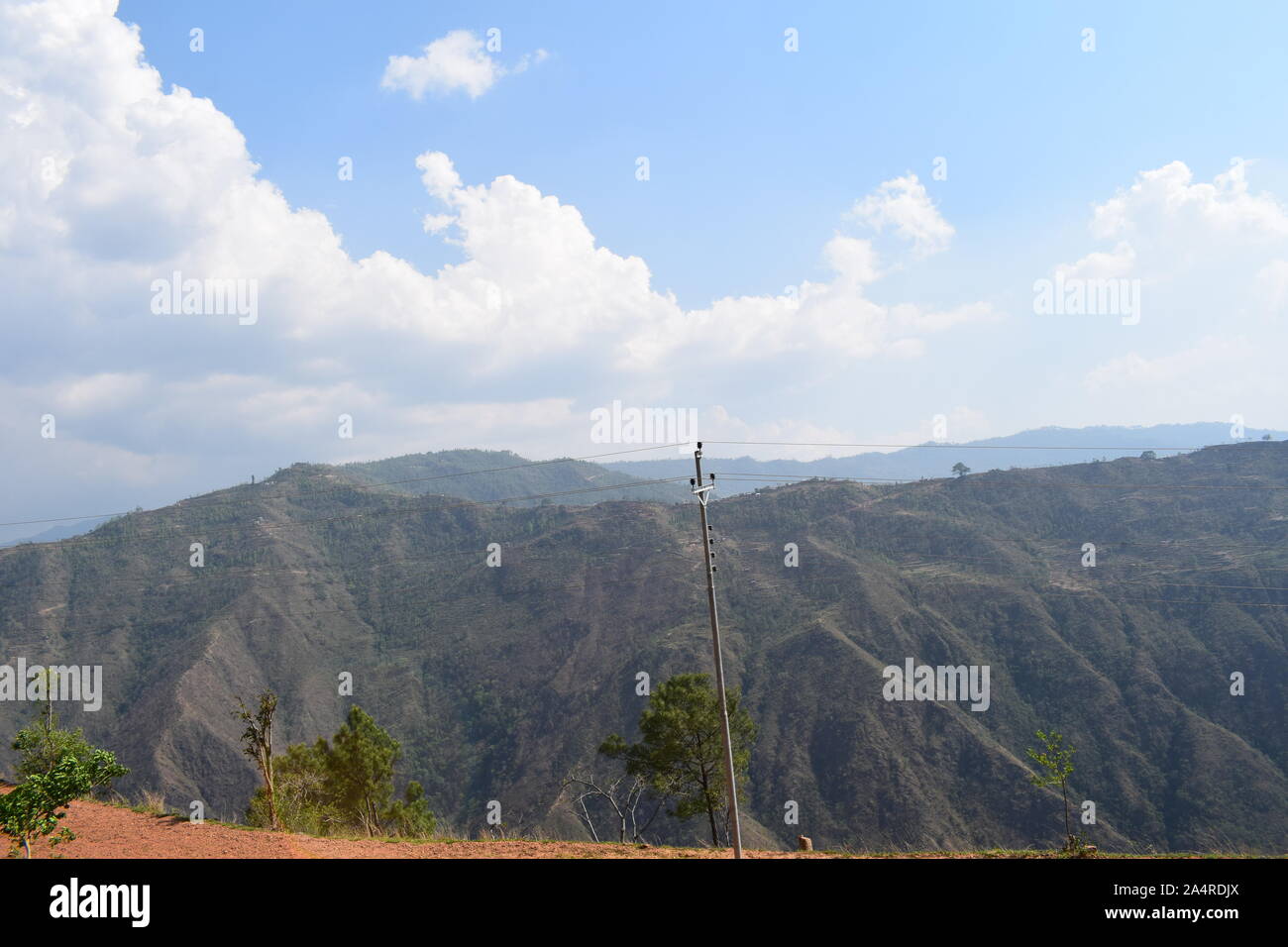 Beautiful landscape in eastern part of Nepal hillside Stock Photo - Alamy