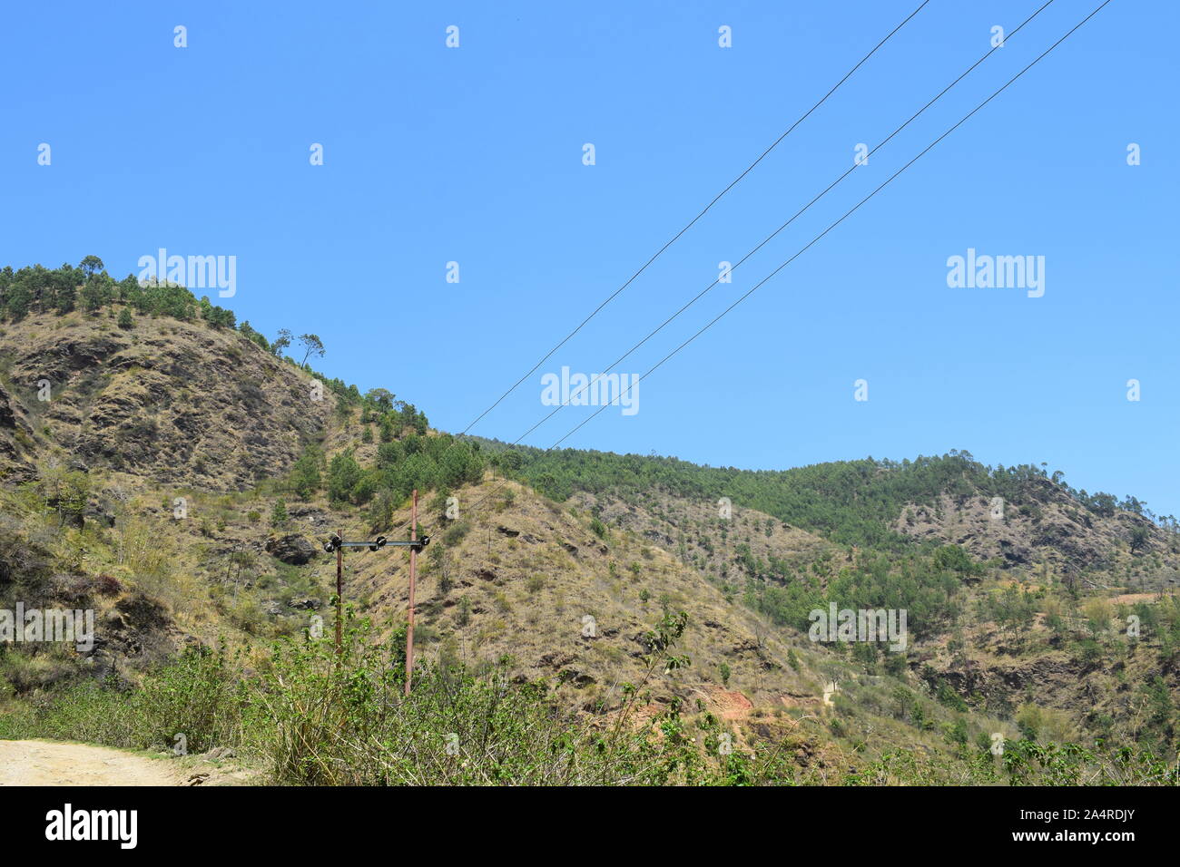 Beautiful landscape in eastern part of Nepal hillside Stock Photo - Alamy