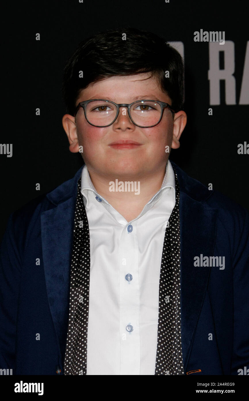 Los Angeles, Ca. 15th Oct, 2019. Archie Yates arrives at the Premiere ...