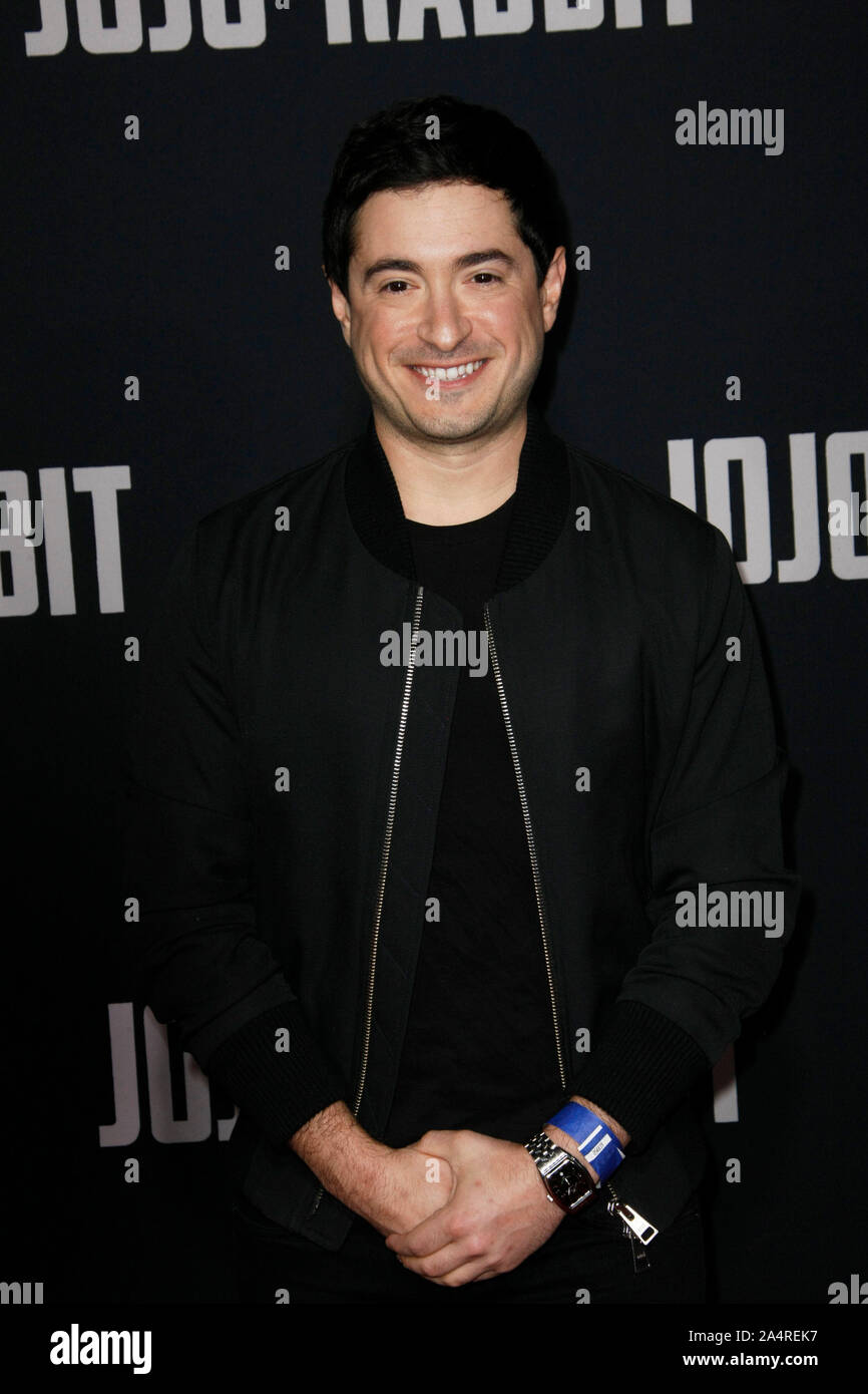 LOS ANGELES, CALIFORNIA - OCTOBER 15:Jason Fuchs arrives at the ...