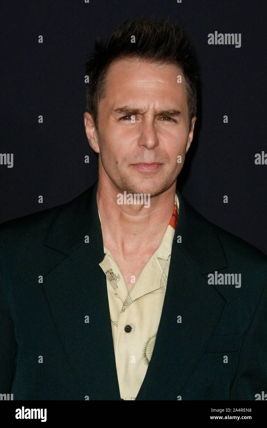 Los Angeles, Ca. 15th Oct, 2019. Sam Rockwell arrives at the Premiere ...