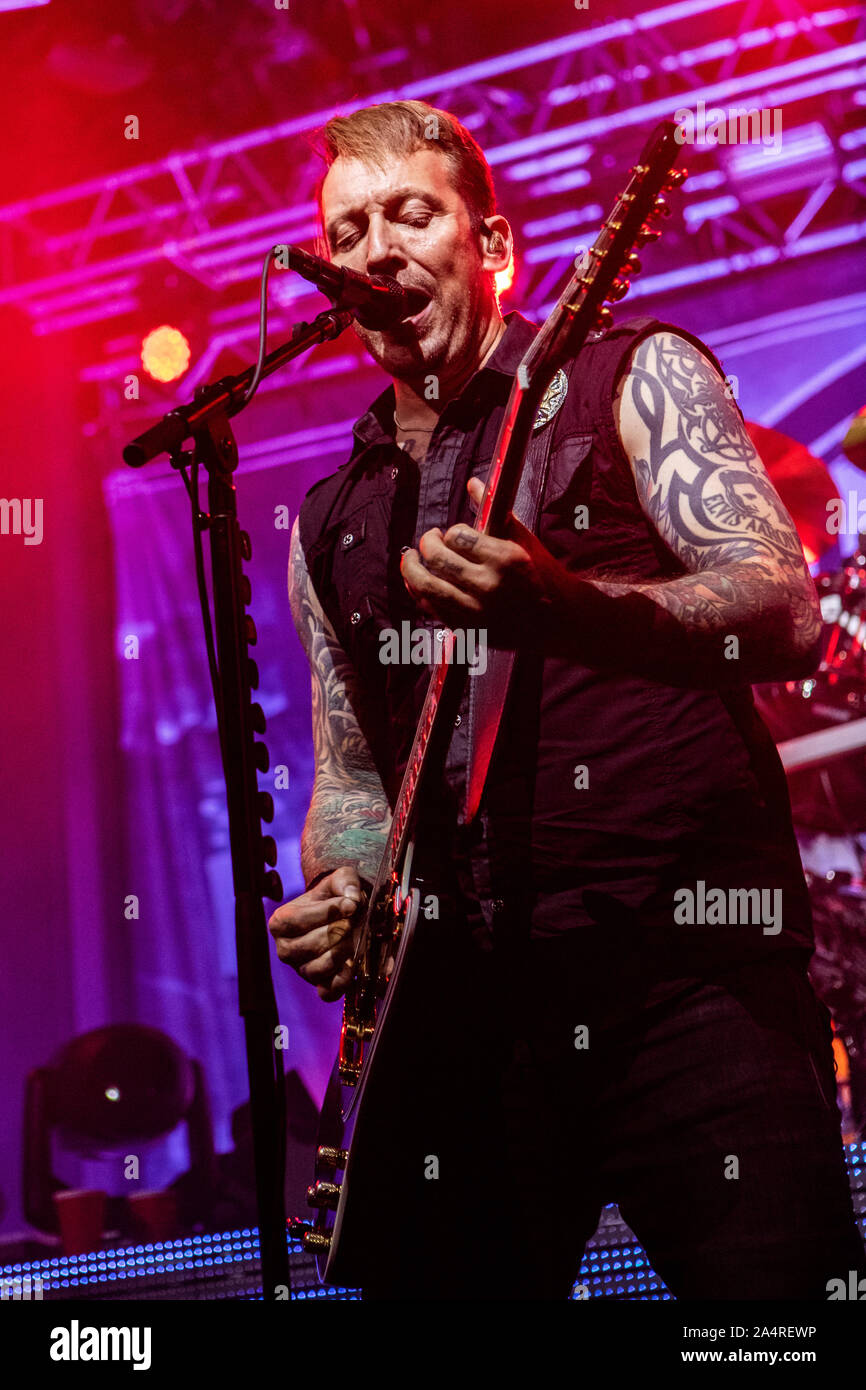 Milan Italy. 14 October 2019. The Danish rock band VOLBEAT performs ...