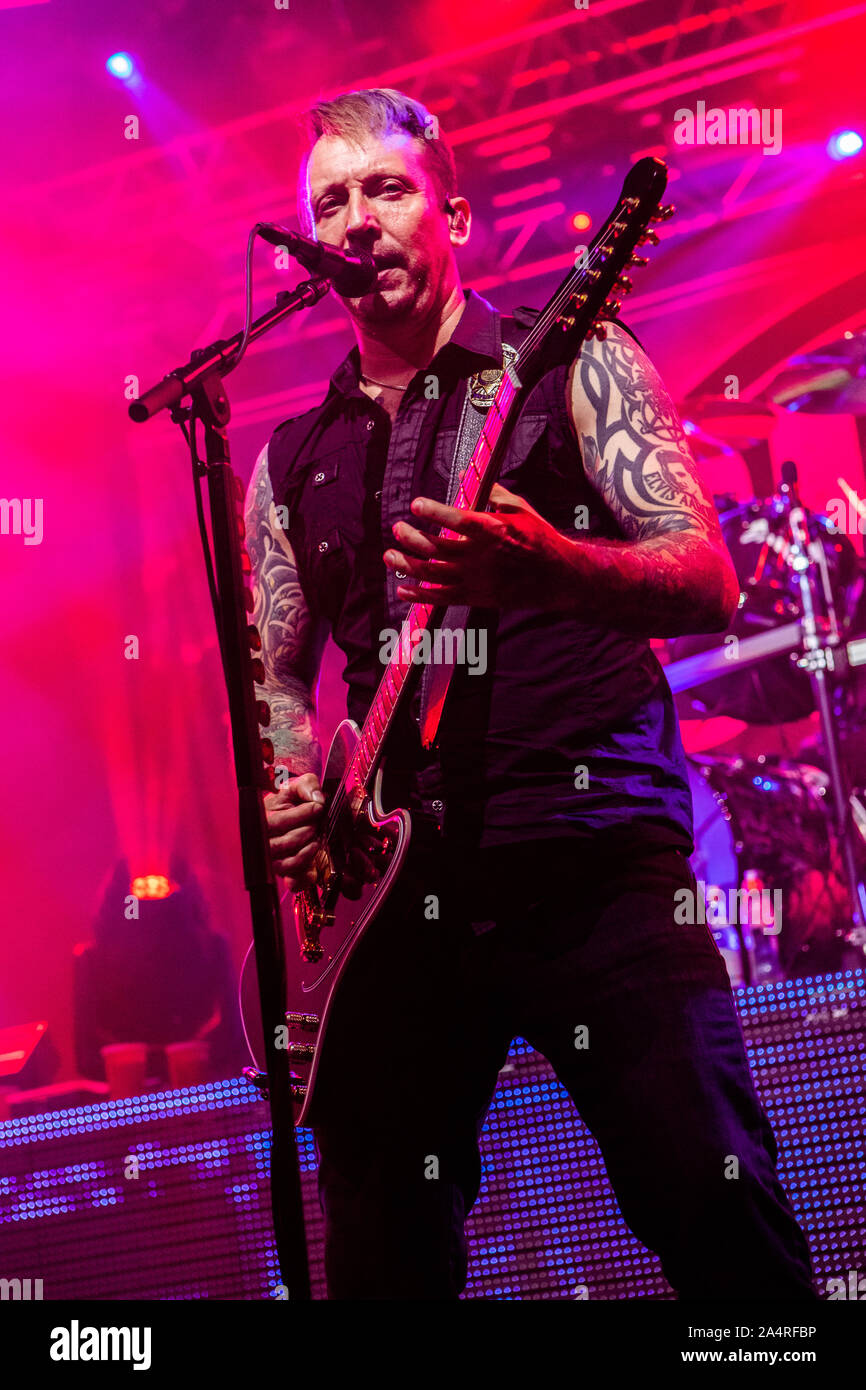 Milan Italy. 14 October 2019. The Danish rock band VOLBEAT performs ...