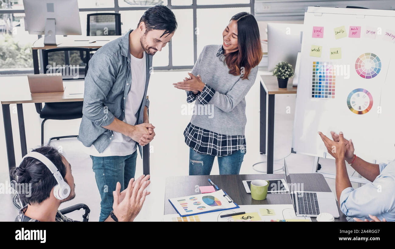 Female boss, meeting hi-res stock photography and images - Alamy