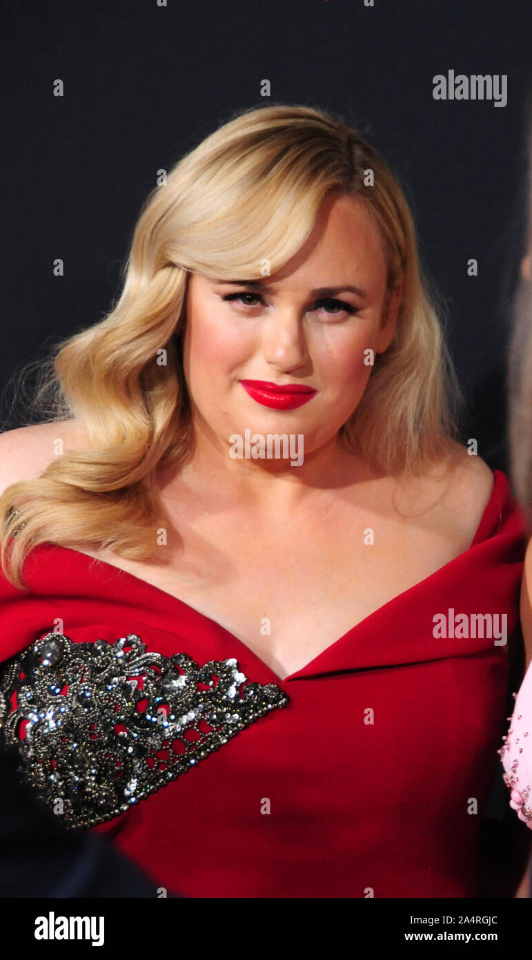 Los Angeles, California, USA 15th October 2019 Actress Rebel Wilson ...