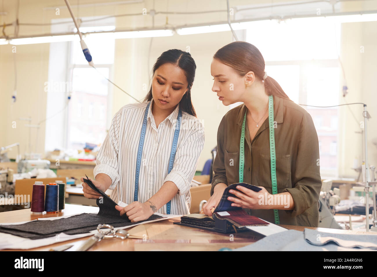 Choosing fabrics hi-res stock photography and images - Alamy