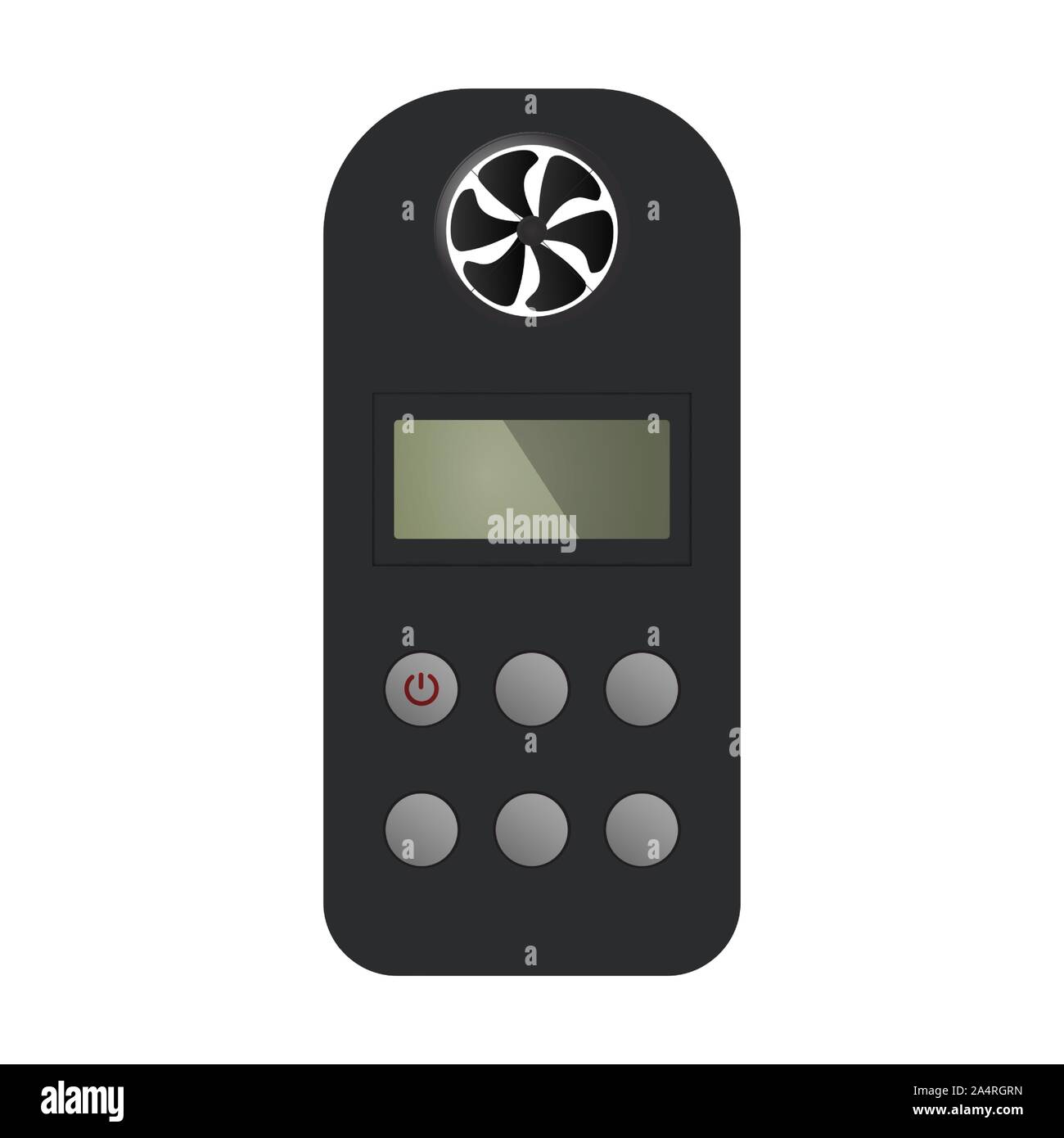 Windmeter control device. Vector illustration. Measurement equipment ...