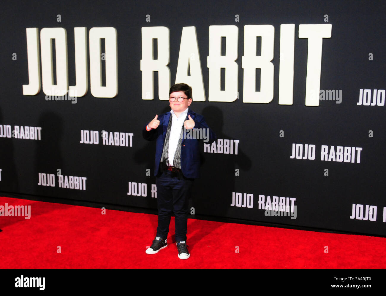 Los Angeles, California, USA 15th October 2019 Actor Archie Yates ...