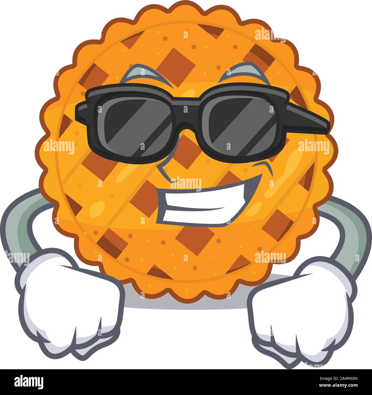 Super cool pumpkin pie in the cartoon shape Stock Vector Image & Art ...