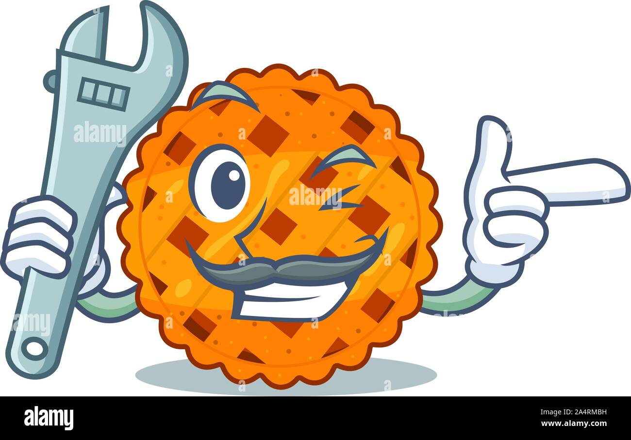 Mechanic pumpkin pie in a character jar Stock Vector Image & Art - Alamy