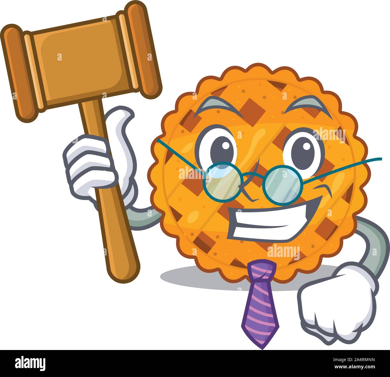 Judge pumpkin pie in a character jar Stock Vector Image & Art - Alamy