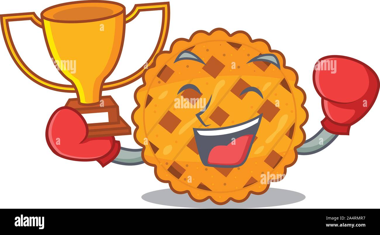 Boxing winner pumpkin pie in a character jar Stock Vector Image & Art ...
