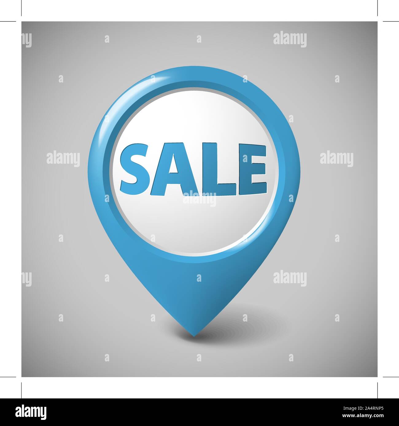 Round 3D pointer for big sale - blue color (check my portfolio for more ...