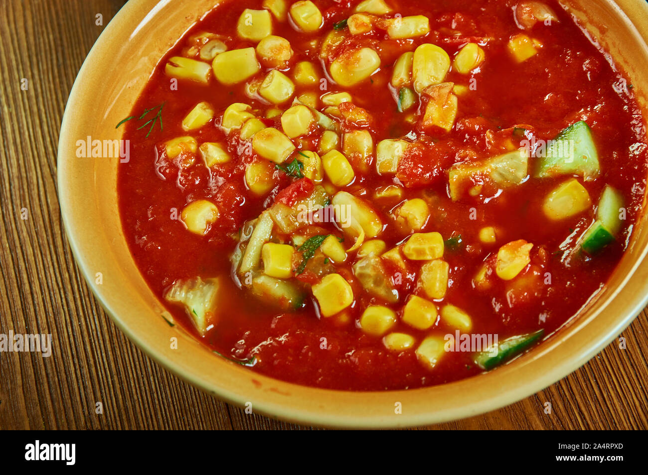 Cajun Corn Salsa,Southwestern-style side dish Stock Photo - Alamy