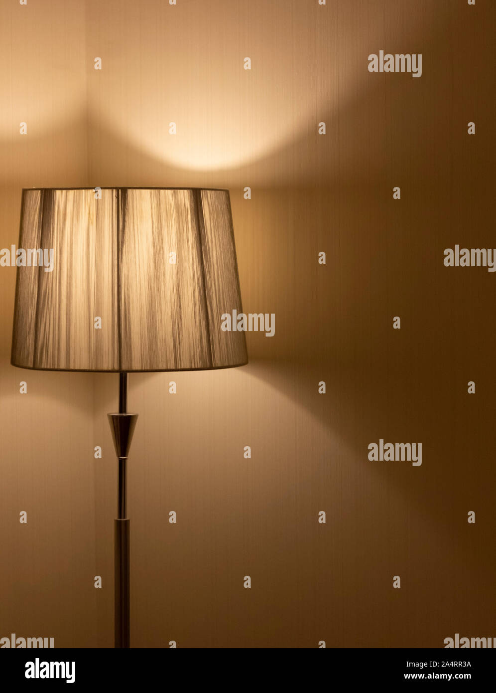 Table lamp turned on hi-res stock photography and images - Alamy