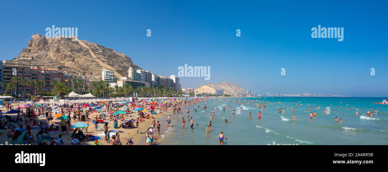 Alicante city beach spain hi-res stock photography and images - Alamy