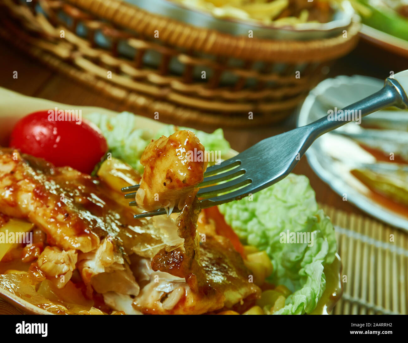 Cajun Style Catfish with Corn Salsa, Creole seasoning Louisiana-style ...