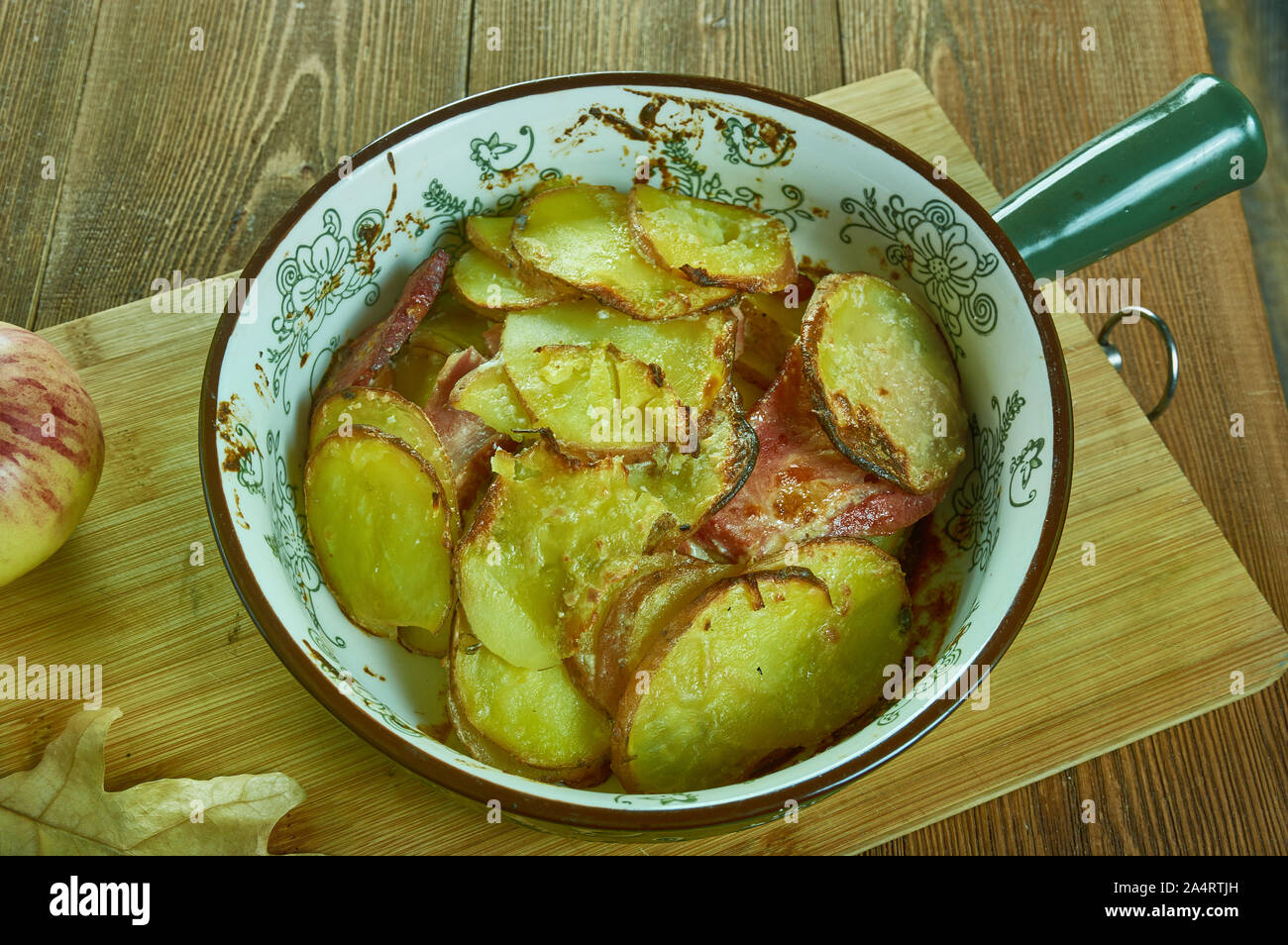 Scalloped Potato Dome with Sour Cream Casserole Stock Photo - Alamy