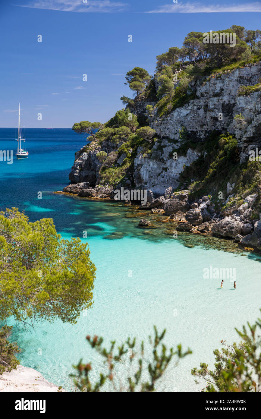 Cala Macarella, Menorca Stock Photo - Alamy