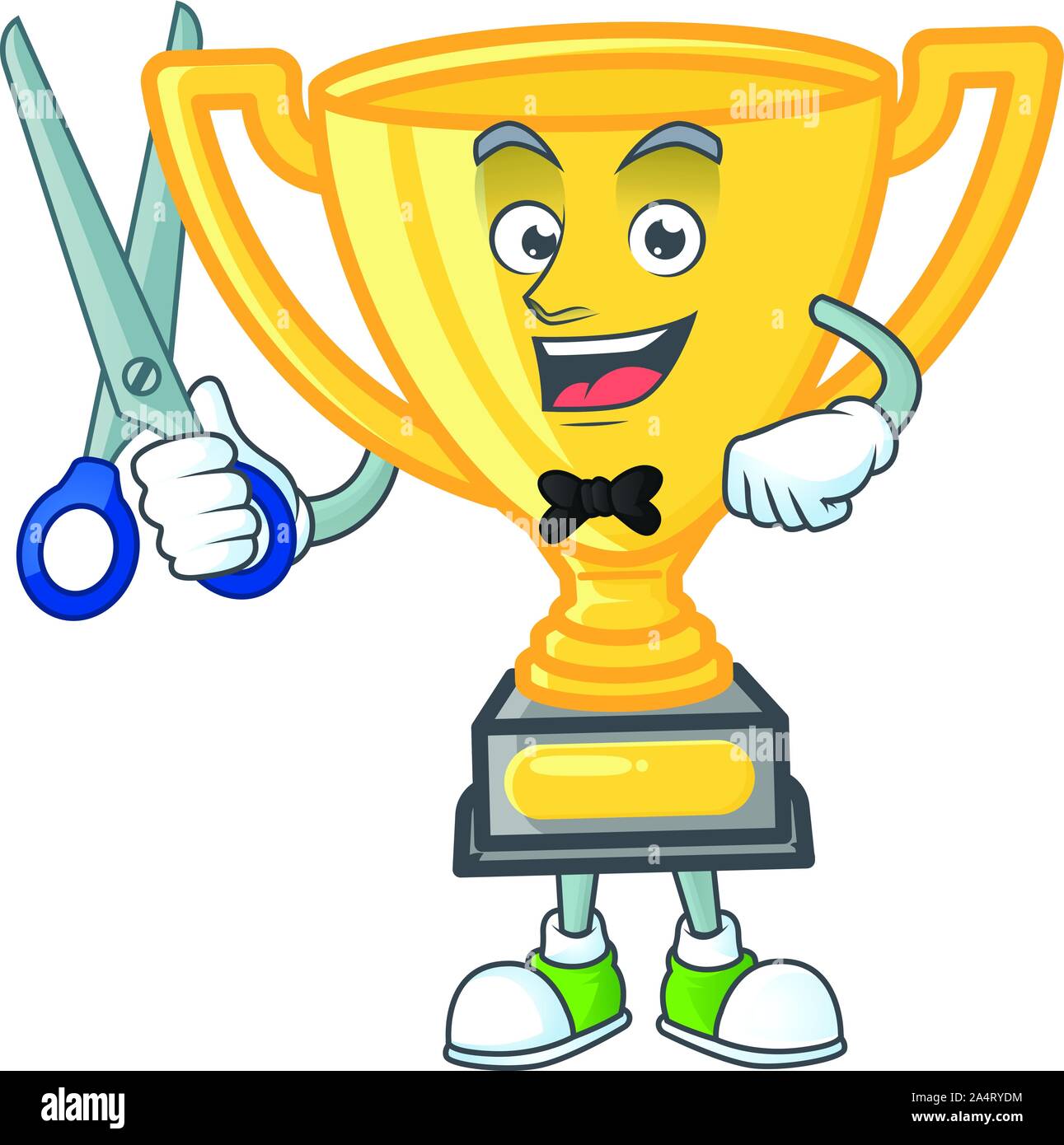 Barber gold trophy cup for award prize Stock Vector Image & Art - Alamy