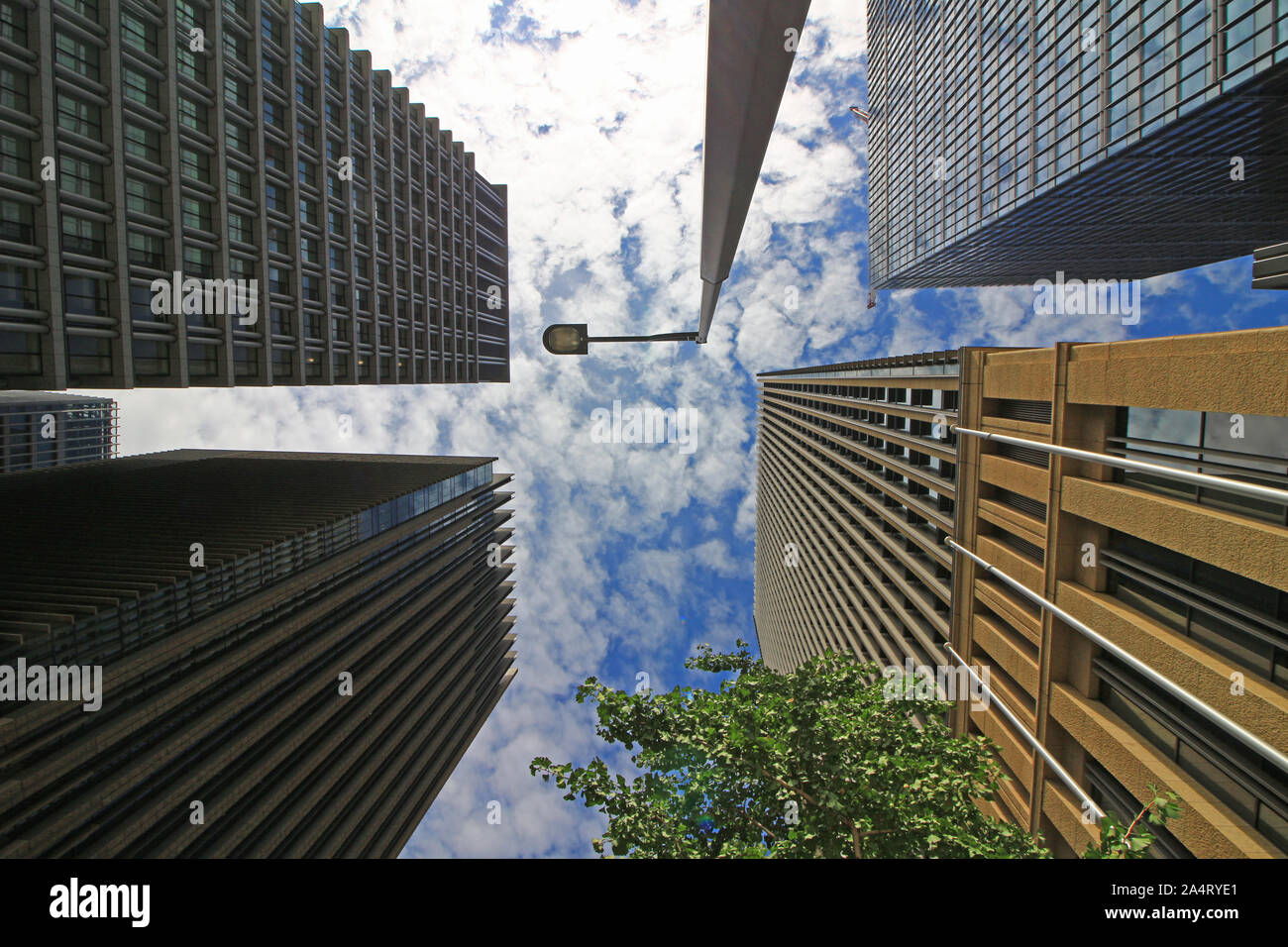 Architecture in glass tokyo wall background hi-res stock photography ...